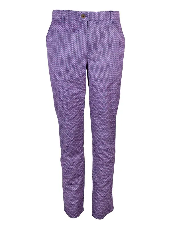 LORDS OF HARLECH Purple / Blue Jack Lux Large Turtle Pants Pink - Purple/blue
