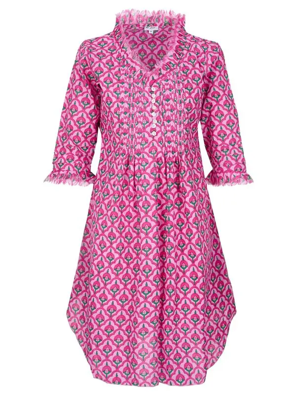 AT LAST... Annabel Cotton Tunic - Pink