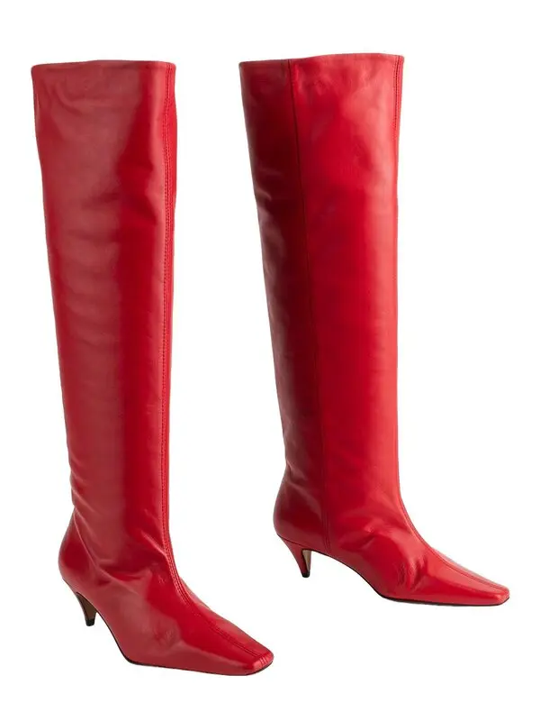 Intentionally Blank Sassafrass Knee High Boot - Red