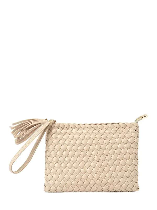 ARMS OF EVE Lavinia Clutch Bag - White