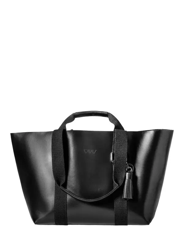 GET THE GALLOP Hay Bag Medium Leather - Black