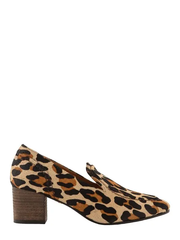MARIANO SHOES Alfama Leopard-print Loafer Pumps - Brown