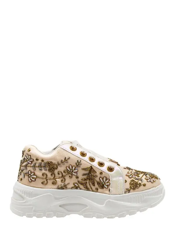 RETTROSE Diana Embellished Trainer - Black