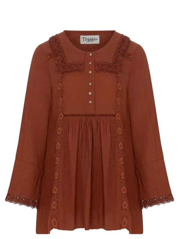 THISISU COLLECTION Milan Mini Dress - Brown