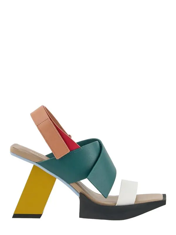 United Nude Construct Hi Malmo - Green/yellow