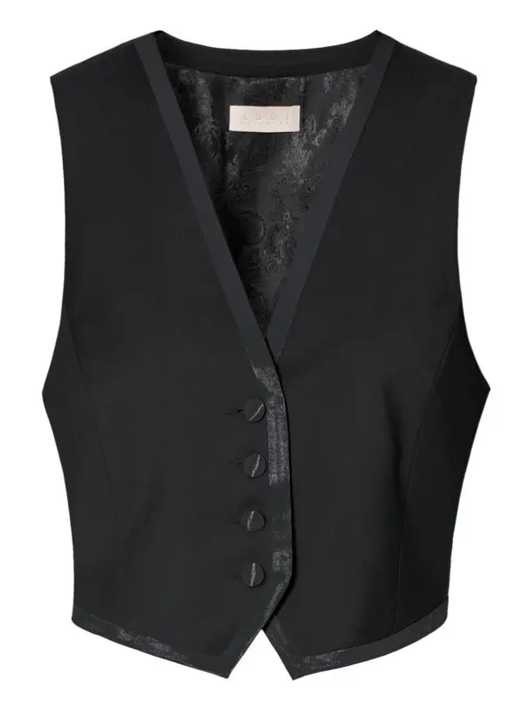 AGGI BY HALEWSKI Uma Fashion Vest Aggi - Black