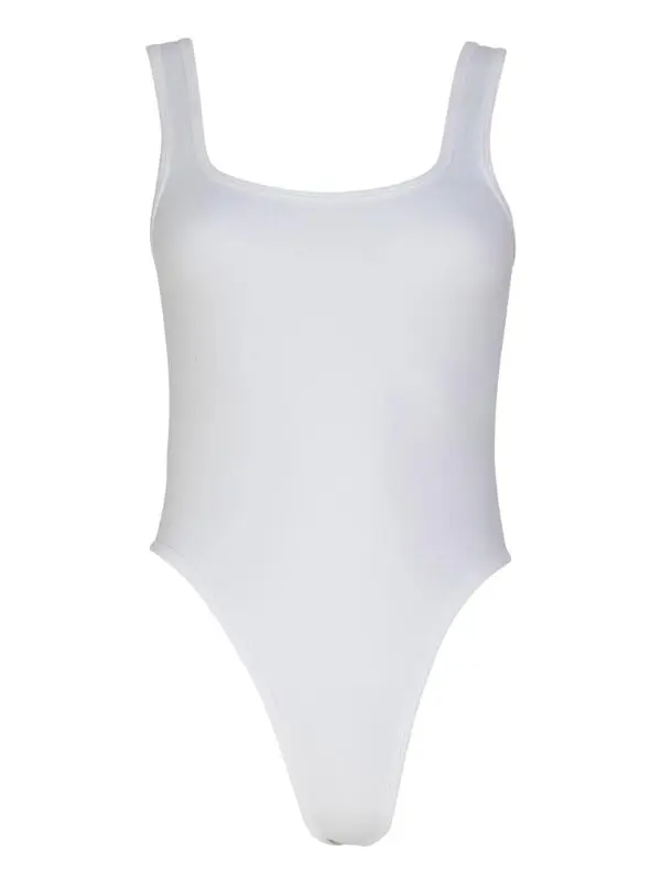 CIRCULAR PATH Amanda Tank Bodysuit - White