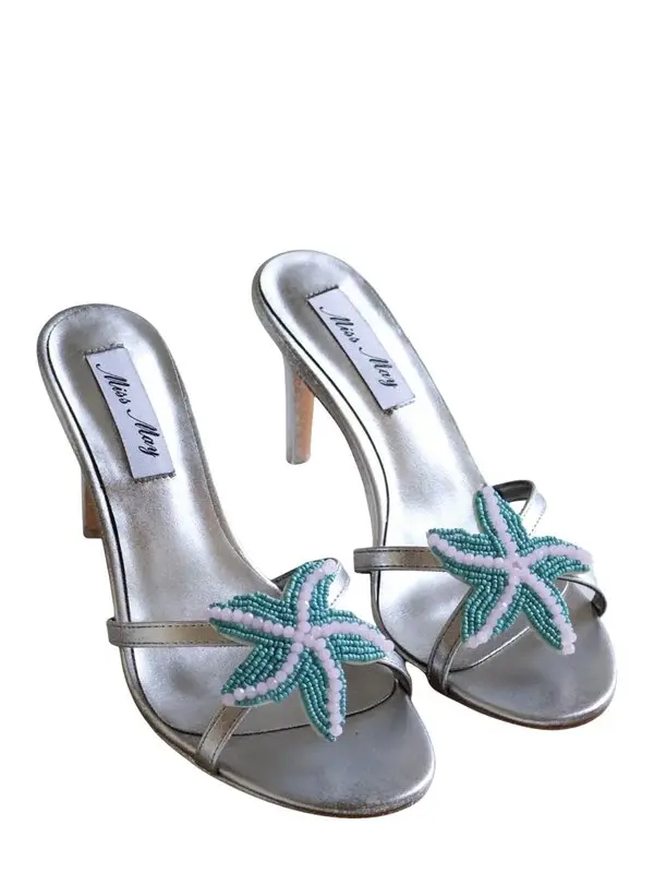 MISS MAY THE BRAND La Sirena Heels - Silver