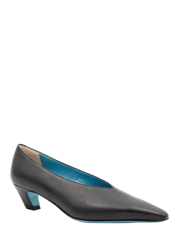 VALENTINA RANGONI Vespero Parmasoft Leather Pump - Black