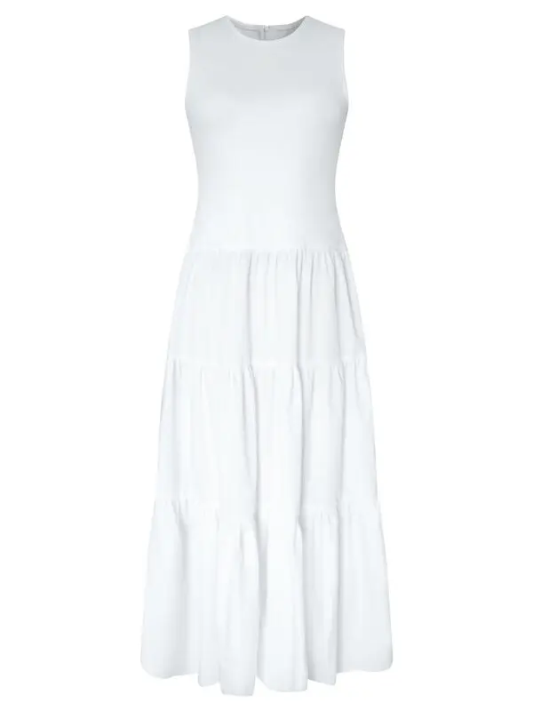 KATHY C VANG Millie Maxi Dress - White