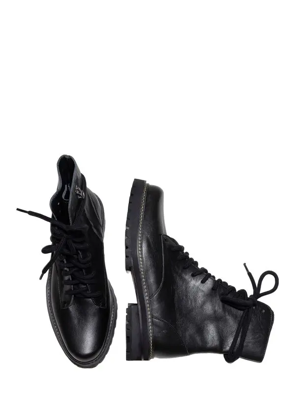 MAFALDA Angelina Combat Boots - Black