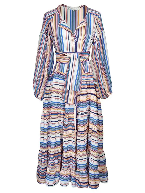 JENNAFER GRACE Neutrals / Bisbee Lulu Dress - Blue