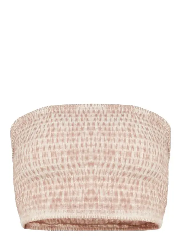 ZHENABIA Cropped Top - Pink