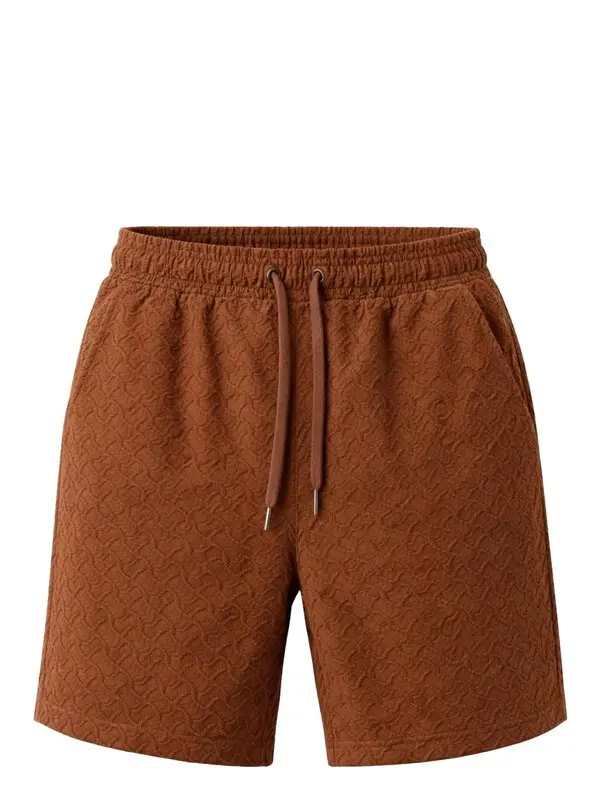 IVY SWIMWEAR Textured Shorts - Brown