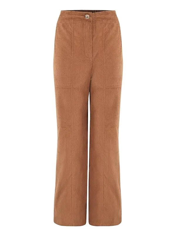 RAISHMA Seraphina Corduroy Trousers - Brown
