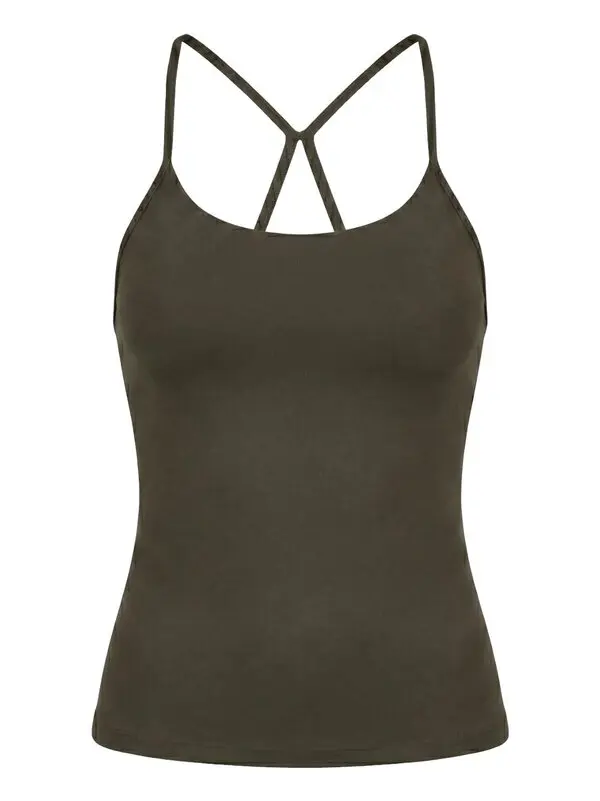 ALTRA VOLTA Signature Sculpt Strappy Performance Top - Grey