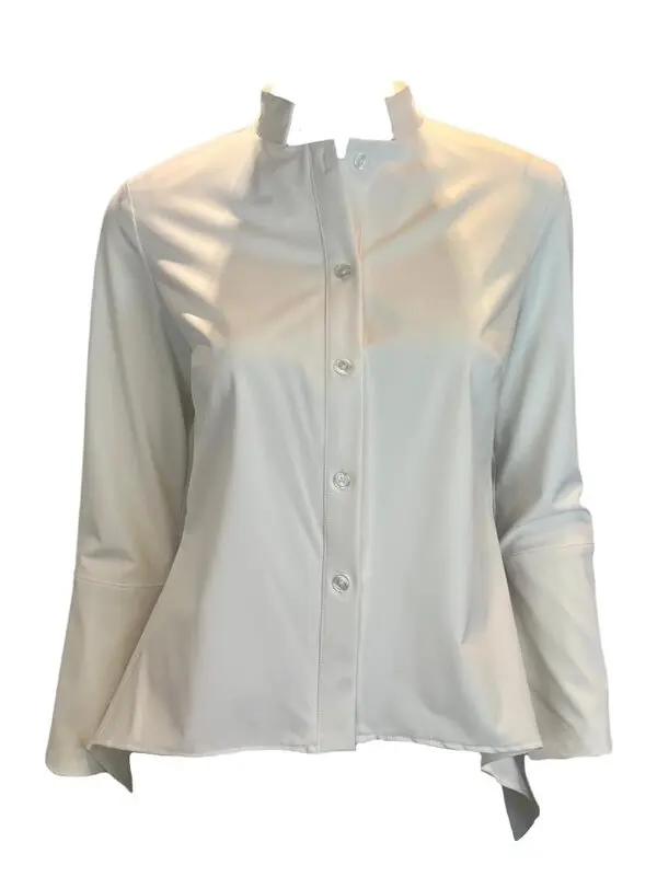 SNIDER Birch Shirt Tuxedo Button Up - White