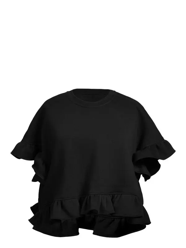 IOANA CIOLACU Peony Blouse - Black