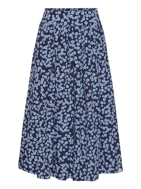 GROBUND Mette Maxi Skirt - Blue