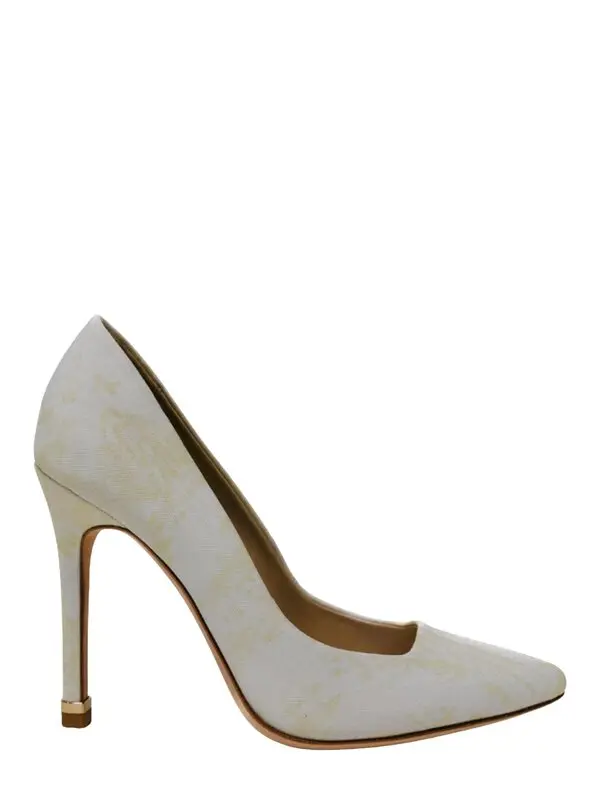 KENDALL LOUISE Flynn High Heel Pumps - Yellow/white