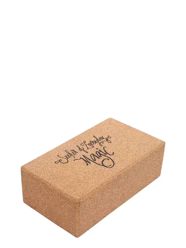 SHAKTI WARRIOR Balance Cork Yoga Block - Brown