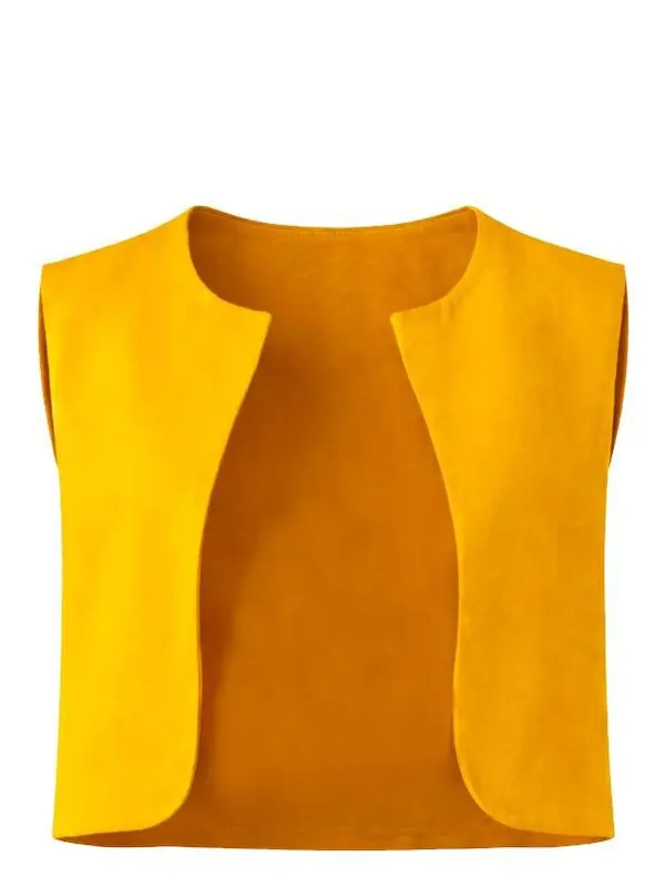 LUMINA ELIGMA Arabesque Vest Ensemble - Yellow