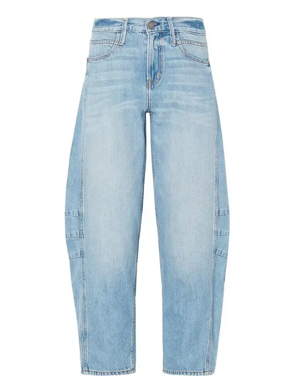 NOEND Ava Flutter Slung Fit Jeans - Blue
