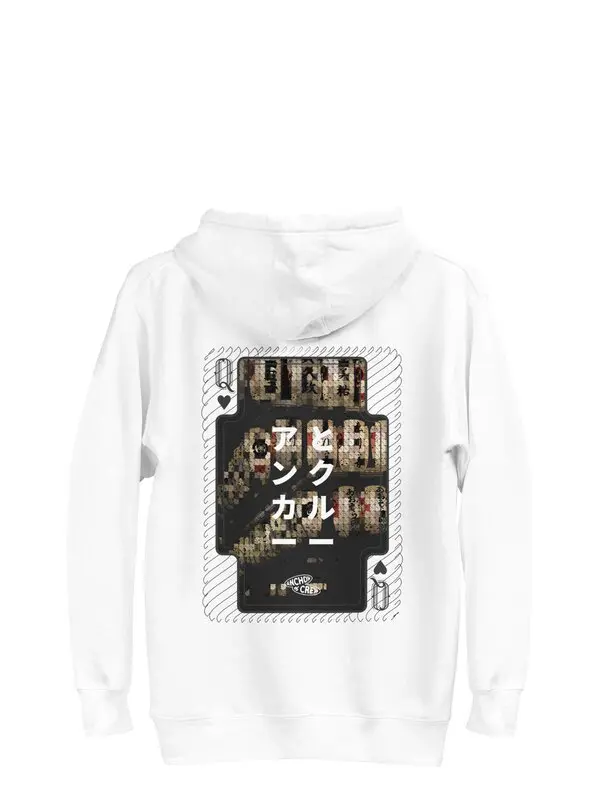 ANCHOR & CREW Gurafiku Cotton Blend Hoodie - White