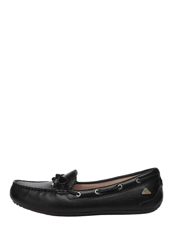 EVERAU AUSTRALIA Grebes Leather Loafers - Black
