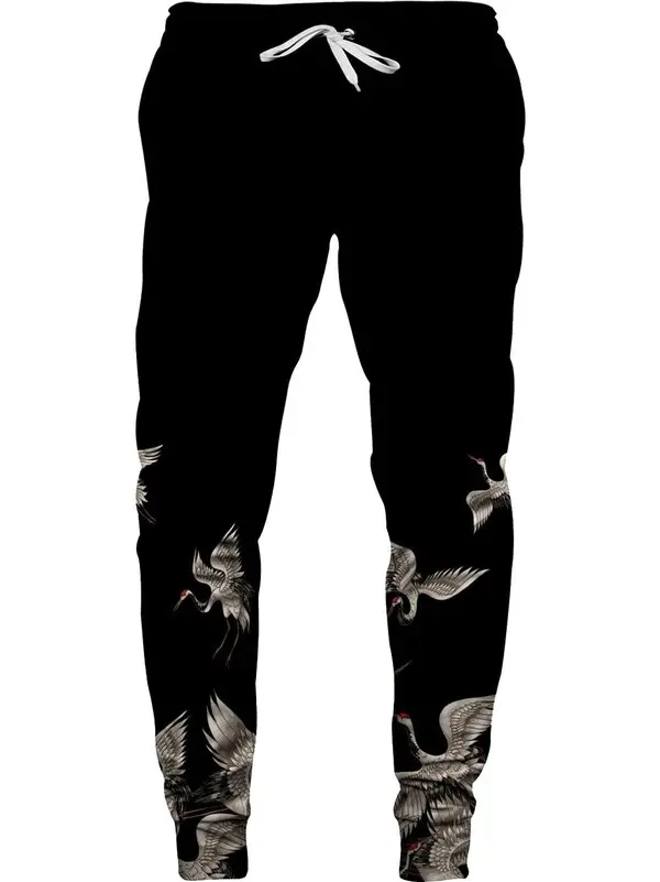 ALOHA FROM DEER Birds Sweatpants - Black