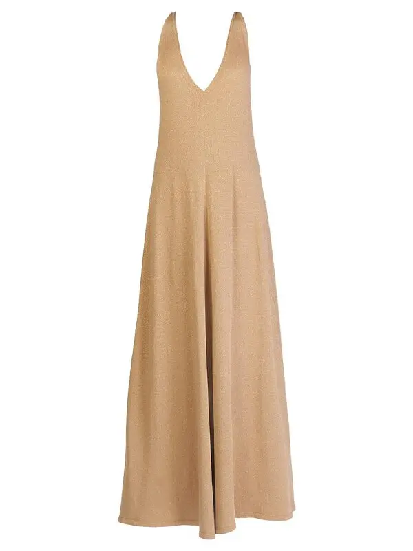 MAISON BOGOMIL Fine-knit Maxi Dress - Gold