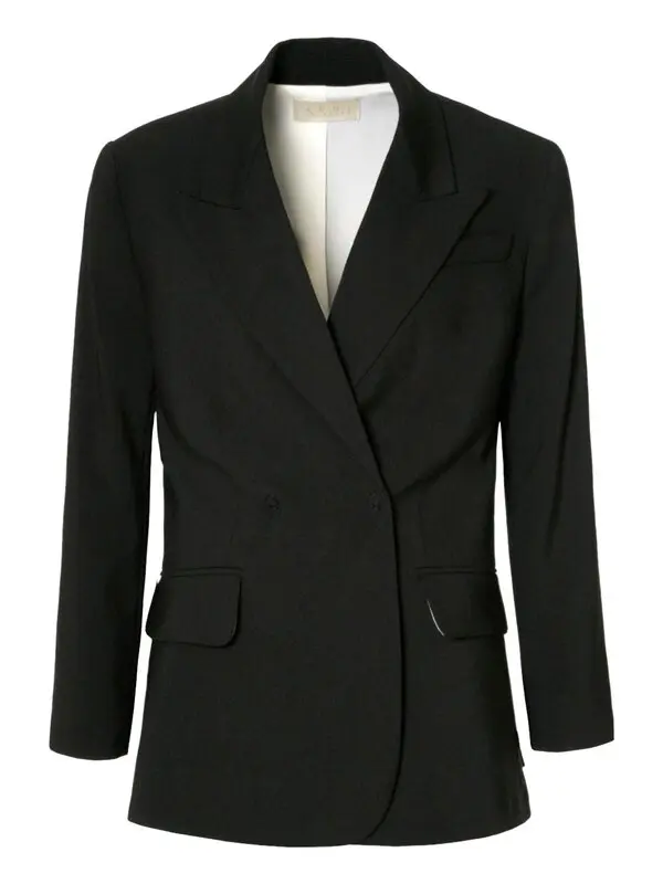 AGGI BY HALEWSKI Ramona Oversized Blazer - Black