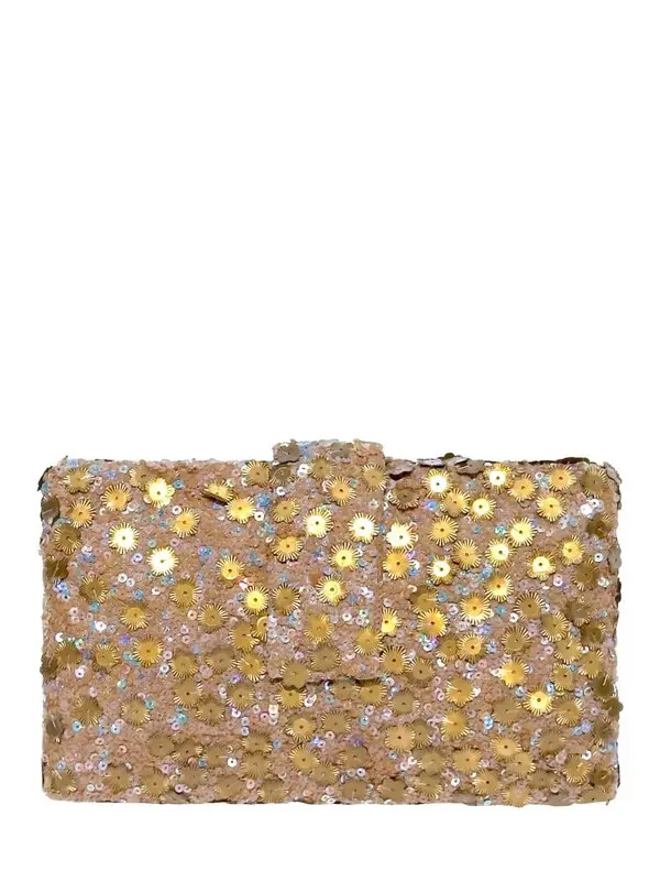 SIMITRI Mahal Kitsch Clutch - Brown/gold
