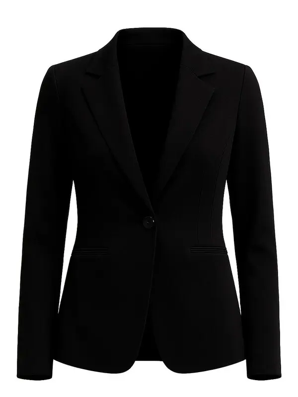 TANTRA SPAIN SL Fitted Jacket With Lapels - Black