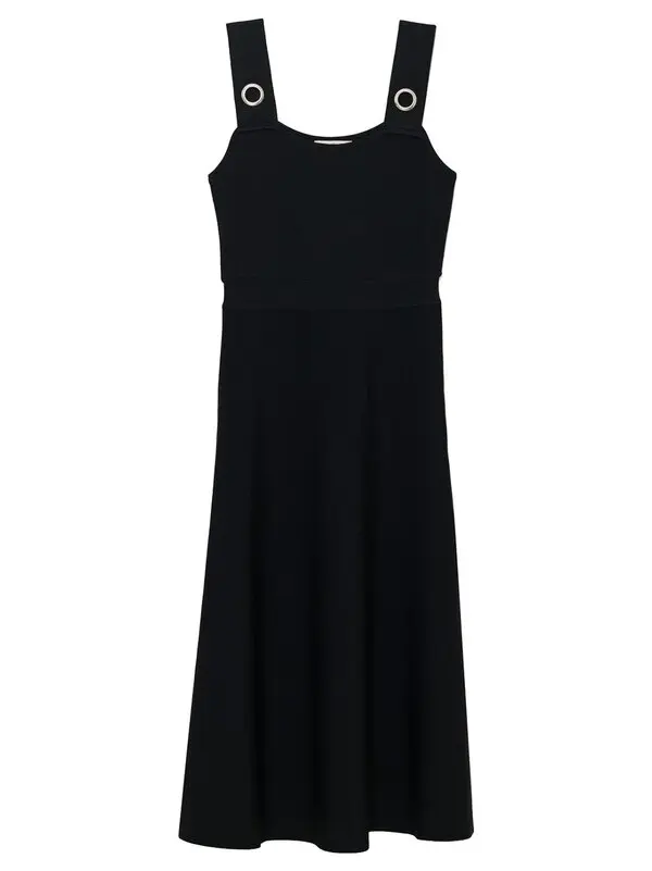 PERALUNA Madison Knit Dress - Black