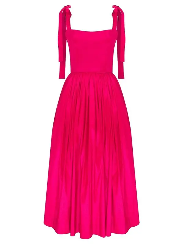 NAZLI CEREN Sibby Midi Dress - Pink