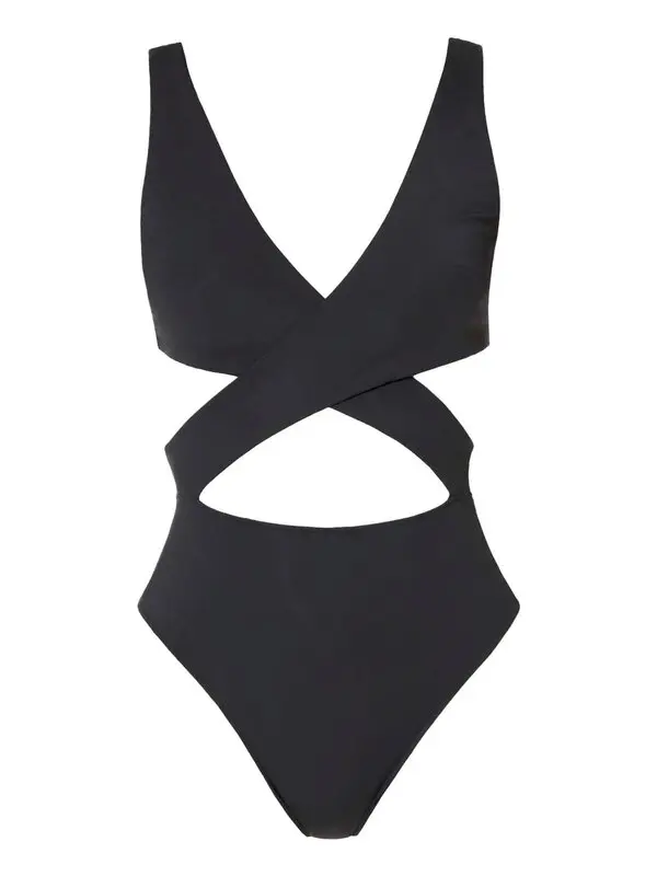 AGGI BY HALEWSKI Nola Matte Bodysuit - Black