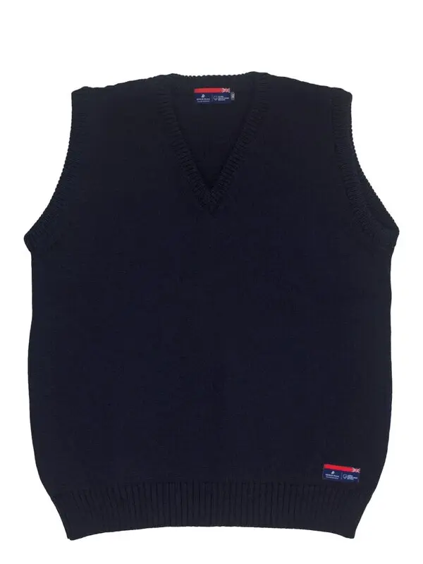 ARTHUR BEALE Maritime Sleeveless Jumper - Blue