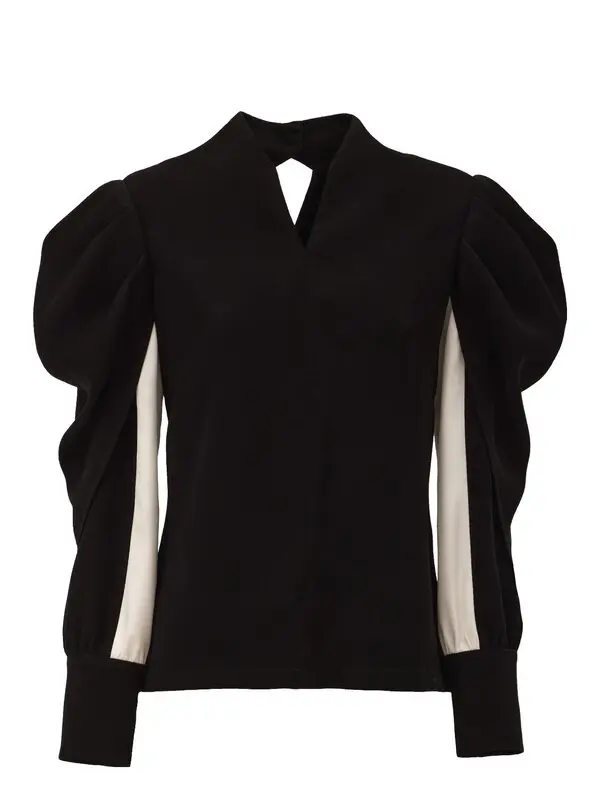JULIA ALLERT Long Sleeve Top - Black