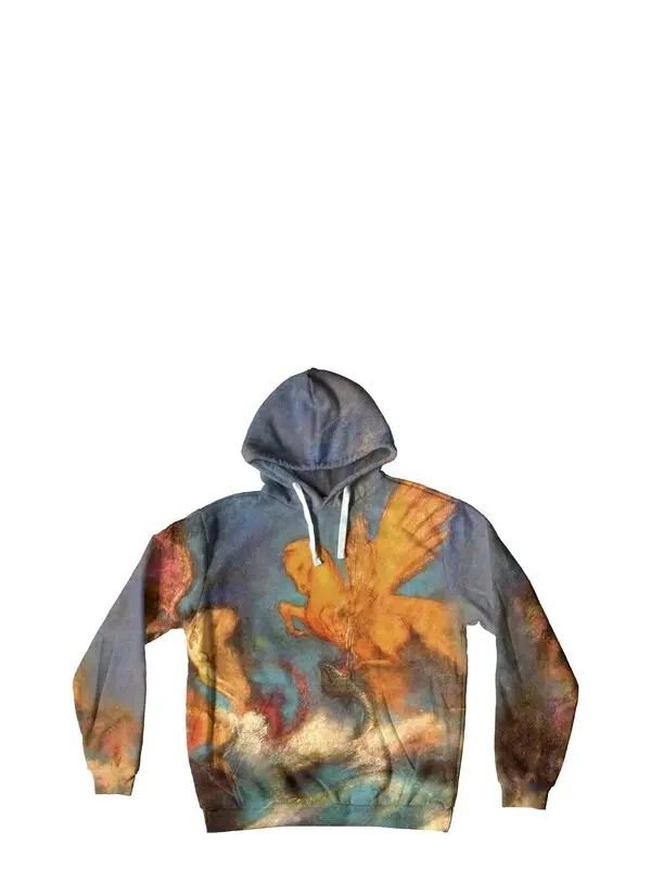 ALOHA FROM DEER Pegasus And Andromeda Hoodie - Blue/yellow