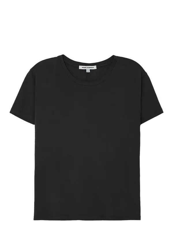 NOEND Supima Cotton Crew Neck Tee - Black