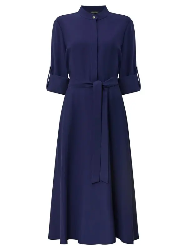 JAMES LAKELAND Tie-waist Midi Dress - Blue