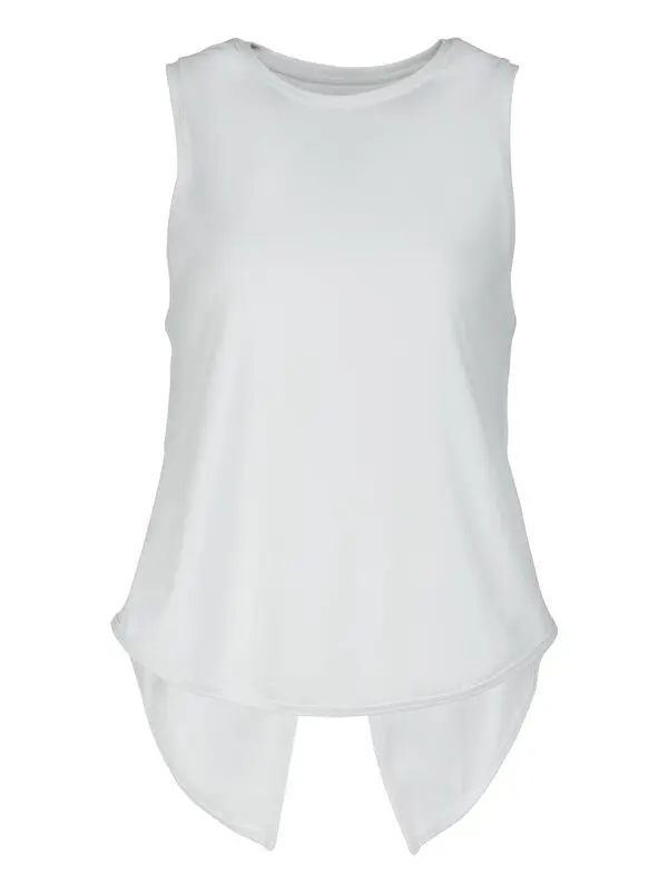 PERKY PEACH Move More Vest Top - White