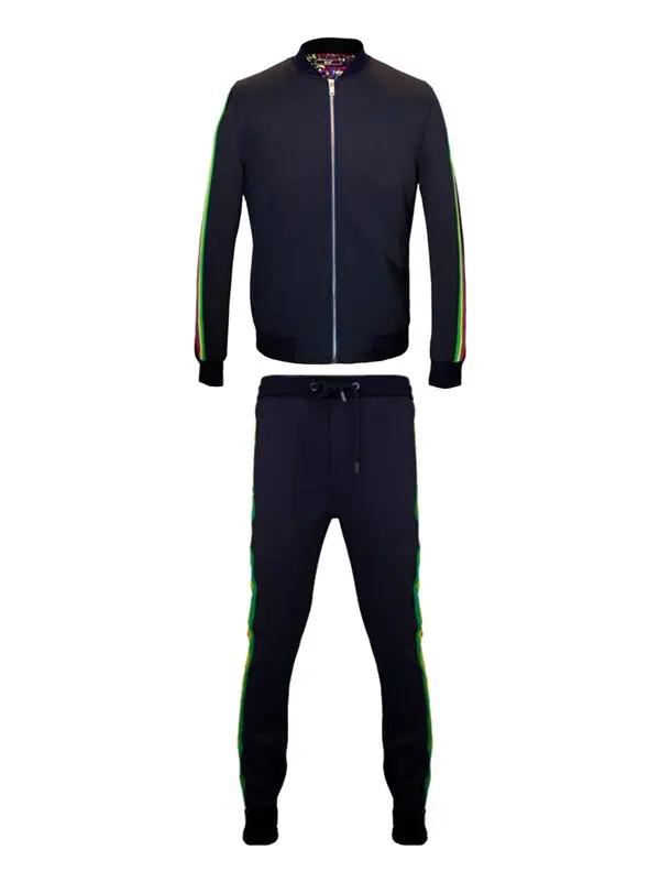 DAVID WEJ Lagos Multi Stripe Tracksuit - Blue