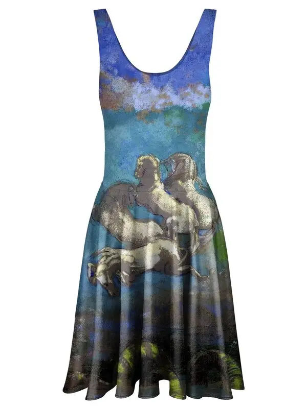 ALOHA FROM DEER Nightmares Circle Dress - Blue