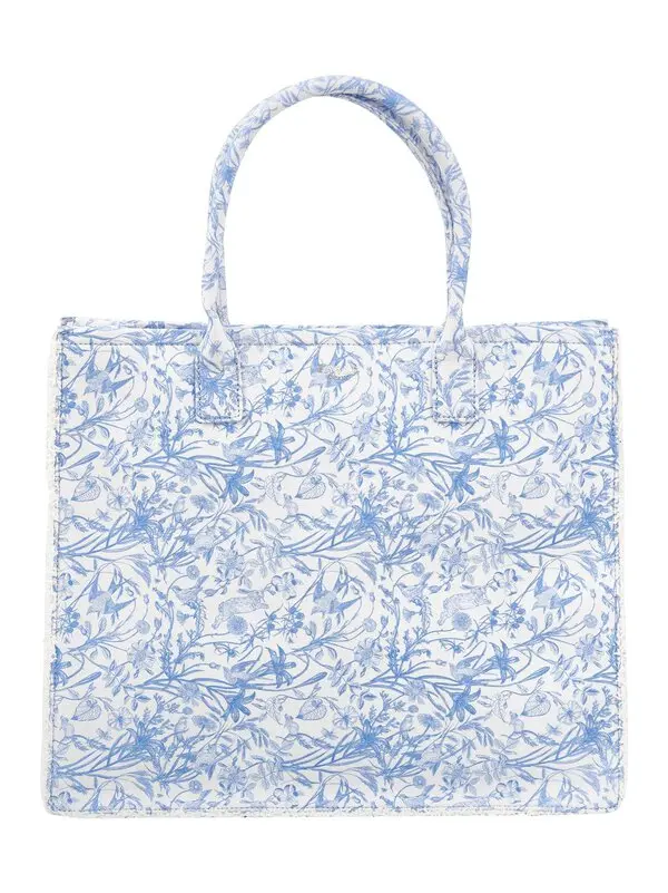 FABLE ENGLAND Bunny Blues Structured Tote - Blue