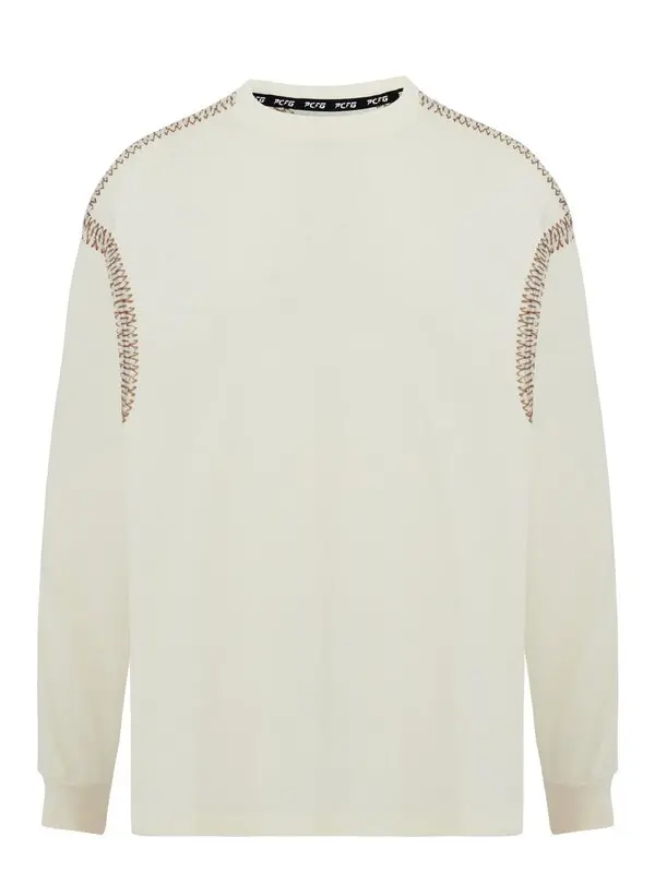 PCFG Neutrals / Crochet Tee Off - White