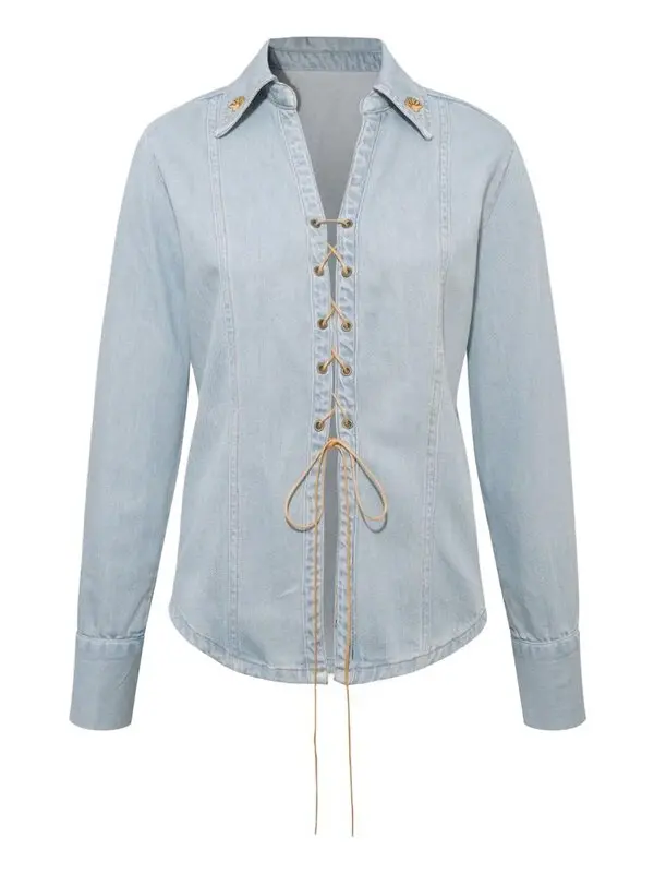 CÓTIER DENIM Solea Denim Shirt - Blue