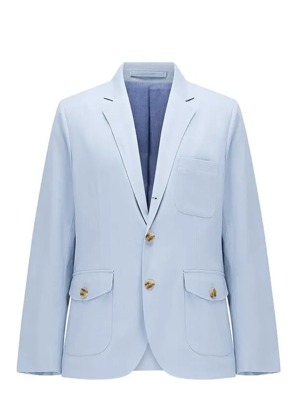 GUARDS LONDON Branford Lightweight Tailored Cotton Blazer Multicolour - Blue