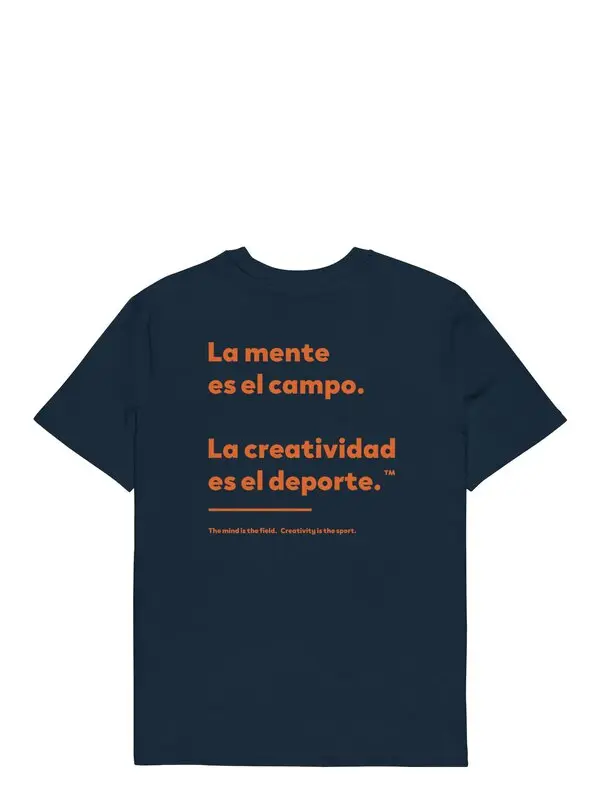 ANCHOR & CREW Navy Creativity Is The Sport Creative Standard Organic Cotton T-shirt - Blue